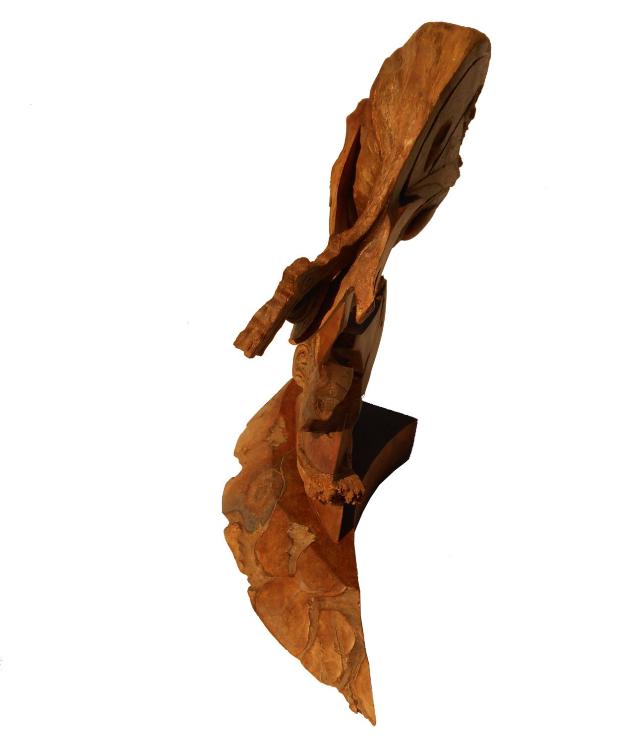 Circling in Old Man Original Rick Cain Wood Sculpture 2014 - Etsy