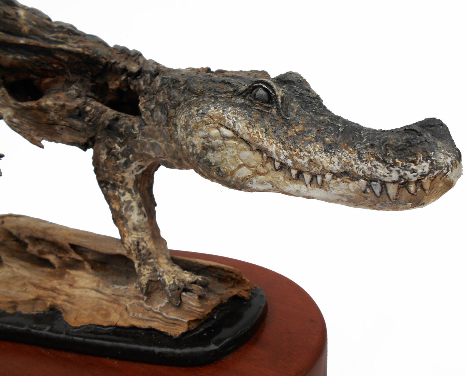Gator Vision Original Fine Art Wood Carving Sculpture by Rick | Etsy