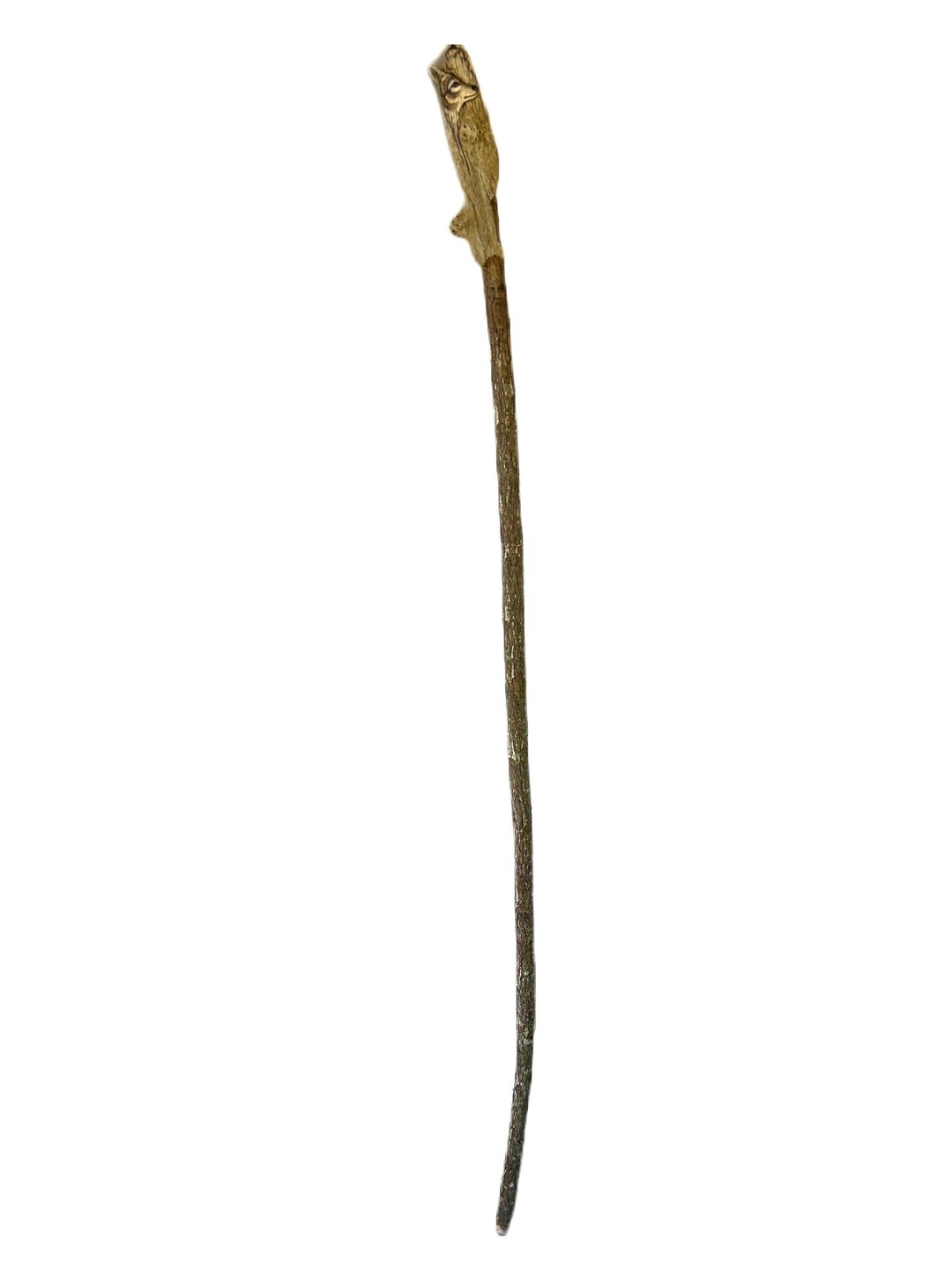 Young Wolf Walking Rick Cain Original Walking Stick Sculpture 2023 - Etsy
