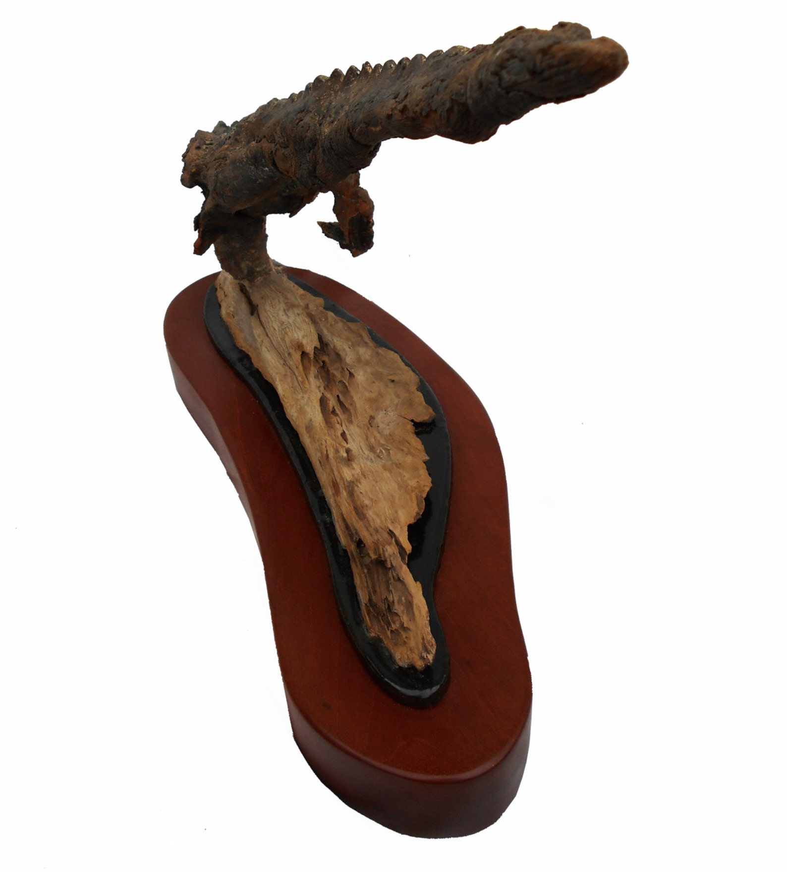 Gator Vision Original Fine Art Wood Carving Sculpture by Rick | Etsy