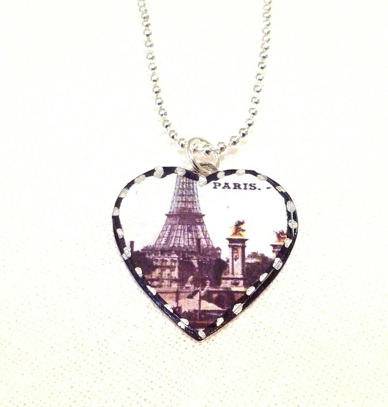 Our Precious Petite Paris Heart Pendant is Lovingly Handmade in ...