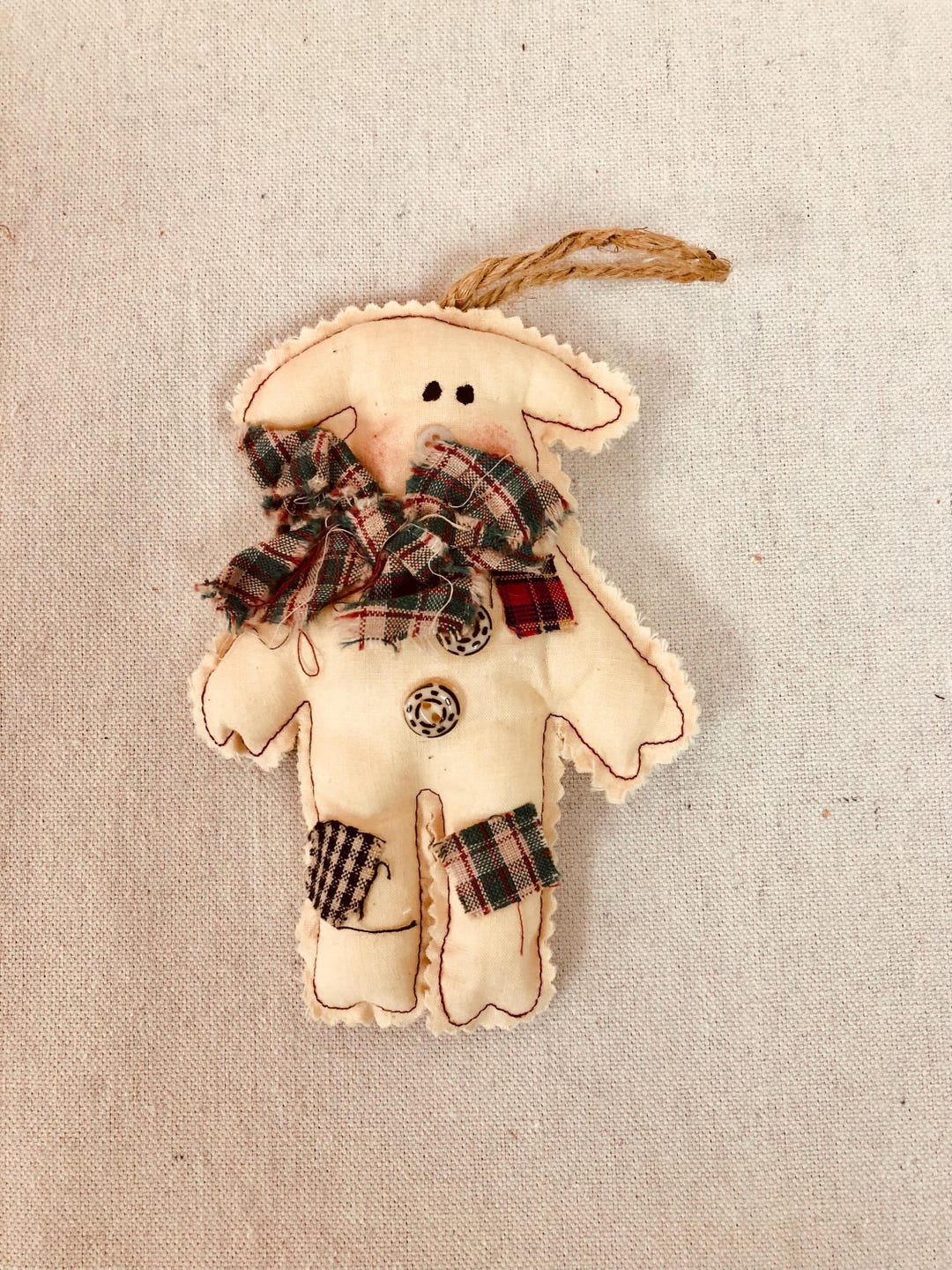 Handmade Country Cottage Core Christmas Little “sheep” or “lamb” Cloth ...