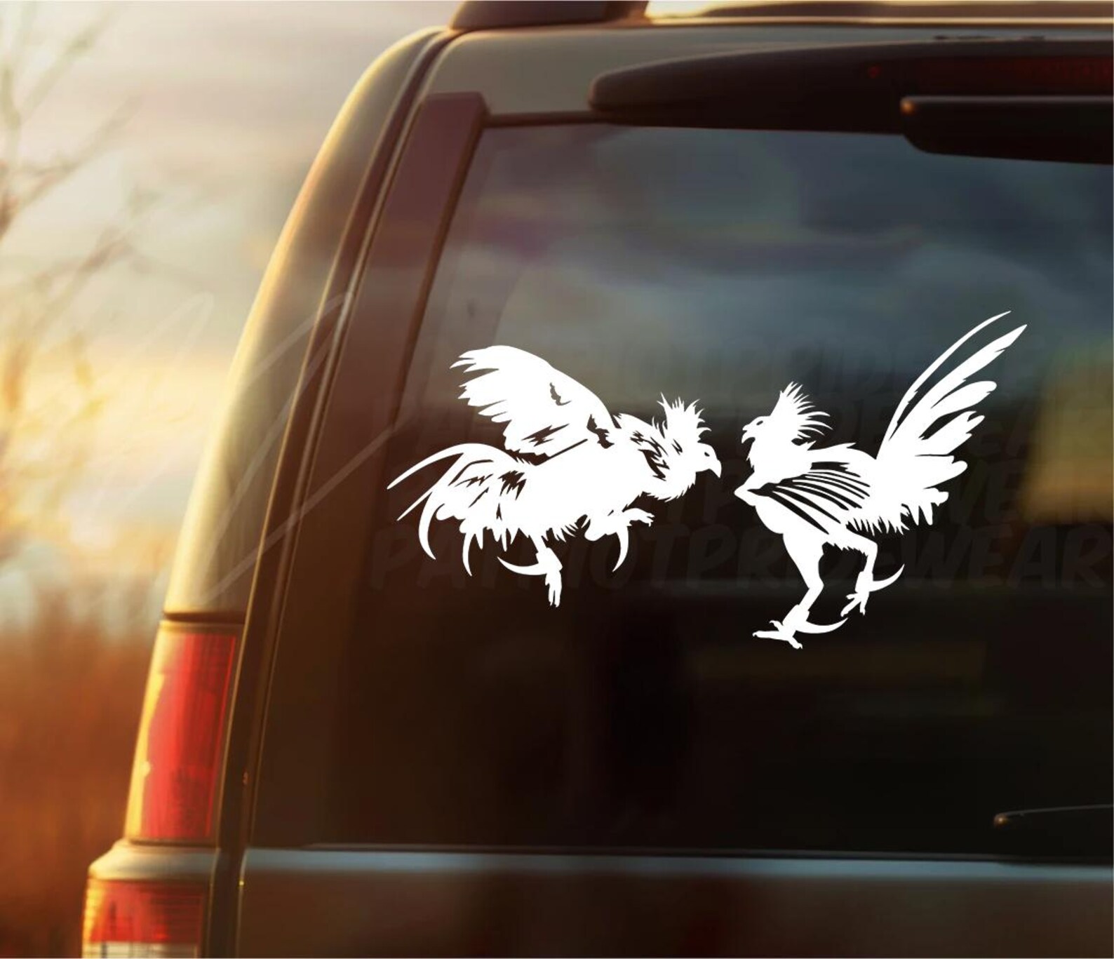 Gamefowl Cockfighting Rooster Decal | Cockfighting | Rooster Fight ...