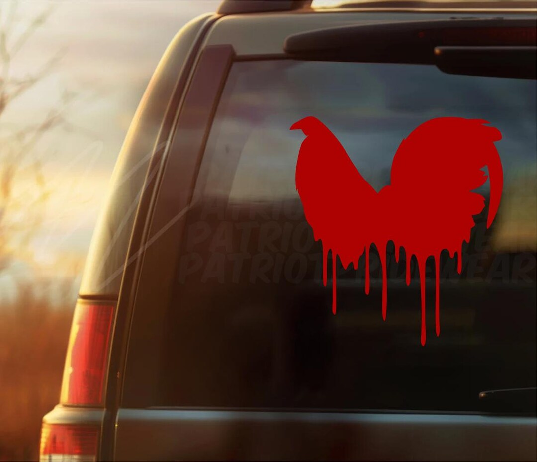 Blood Gamecock | Gamefowl Cockfighting Rooster Decal | Cockfighting ...