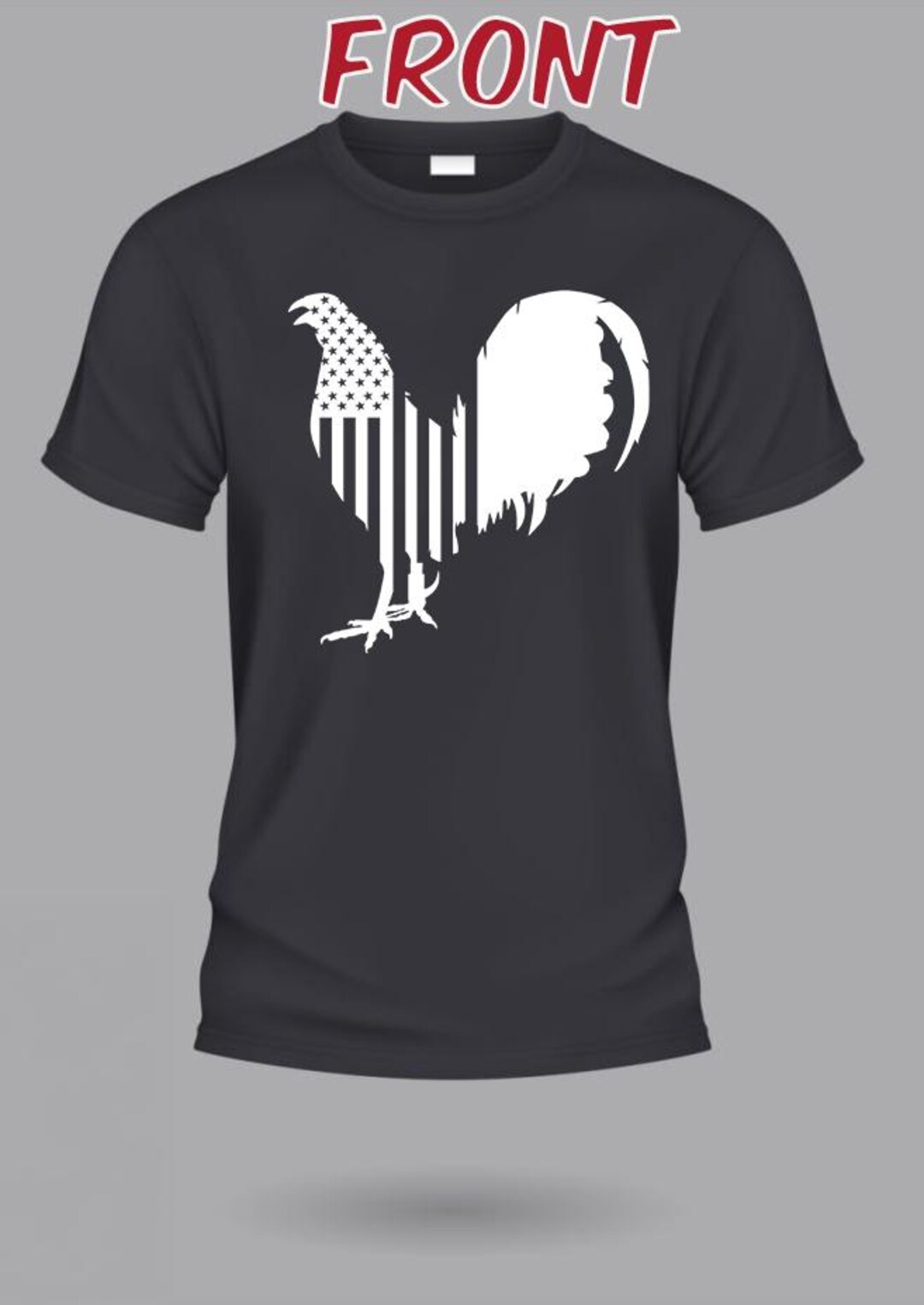 American Flag Gamefowl Cockfighting Rooster Shirt - Etsy