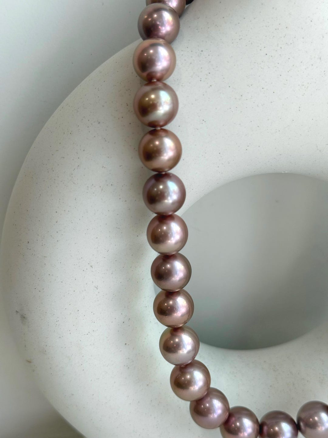 Elly’s 32pcs Extreme Luster Mirrored Huge Rose Gold Edison Pearl ...