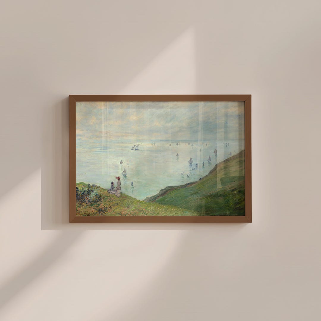 Abstract Ocean Wall Art - Cottagecore Beach House Printable - Etsy