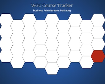 WGU Cybersecurity Degree Tracker Degree Roadmap WGU Course Tracker WGU ...
