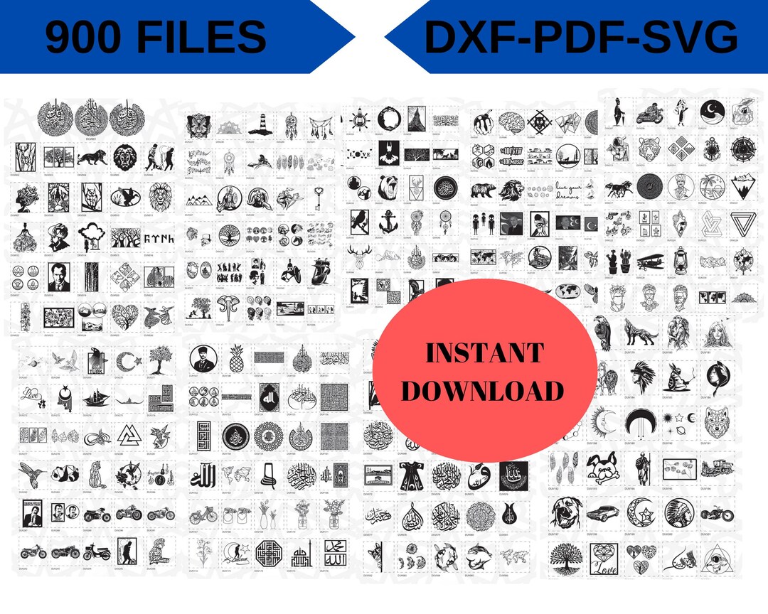 Dxf for Laser Cutting,cnc Files for Plasma Cut,dxf for Cnc, Dxf Images ...
