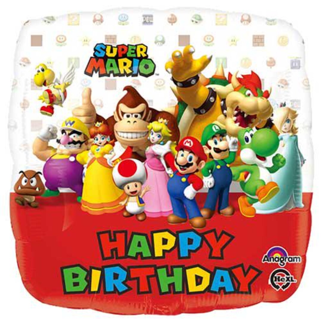 Super Mario Bros Balloon - Etsy