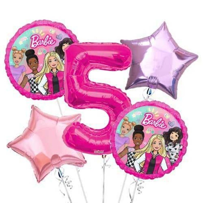 Barbie Balloon Bouquet - Etsy