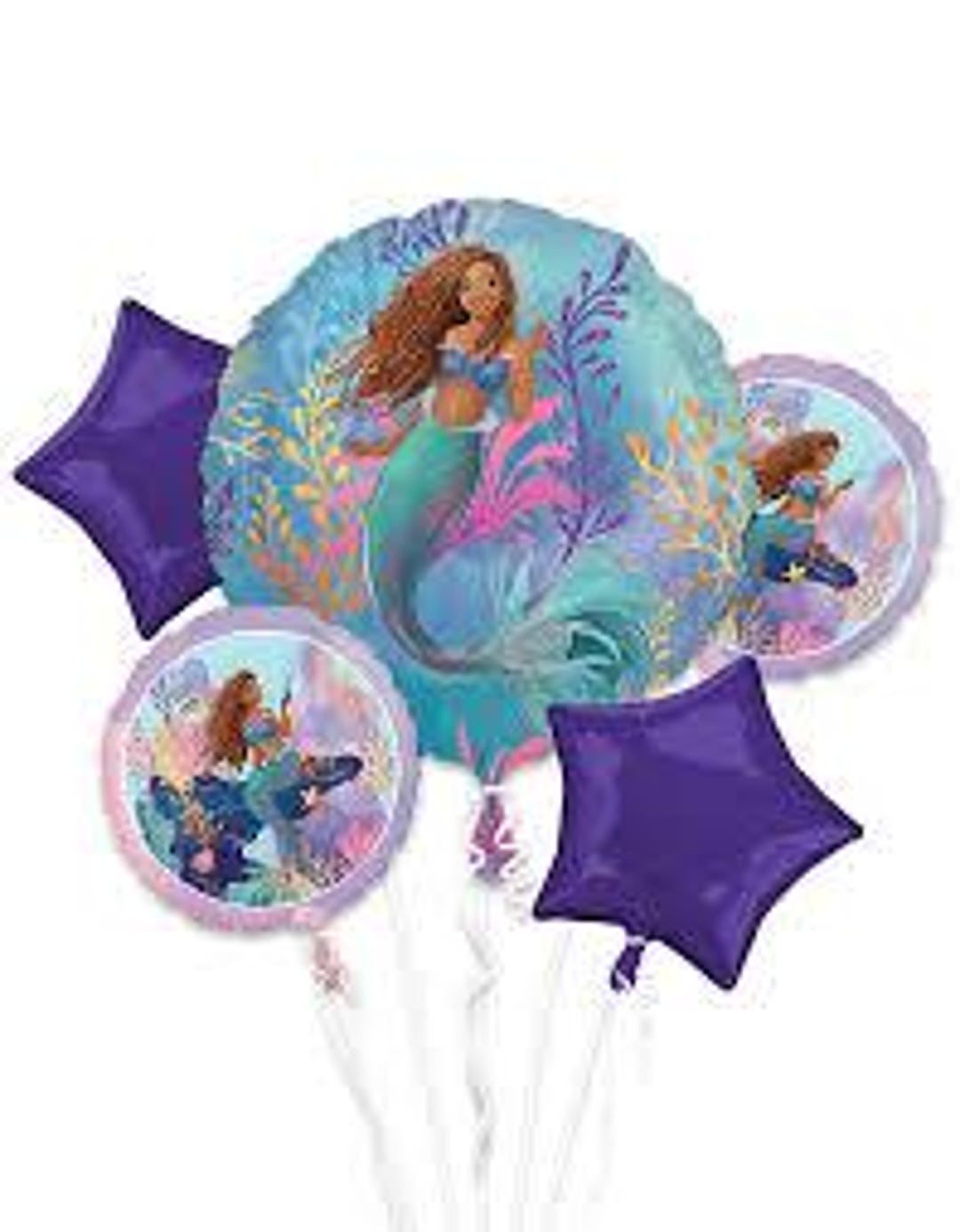 The Little Mermaid Balloon Bouquet - Etsy