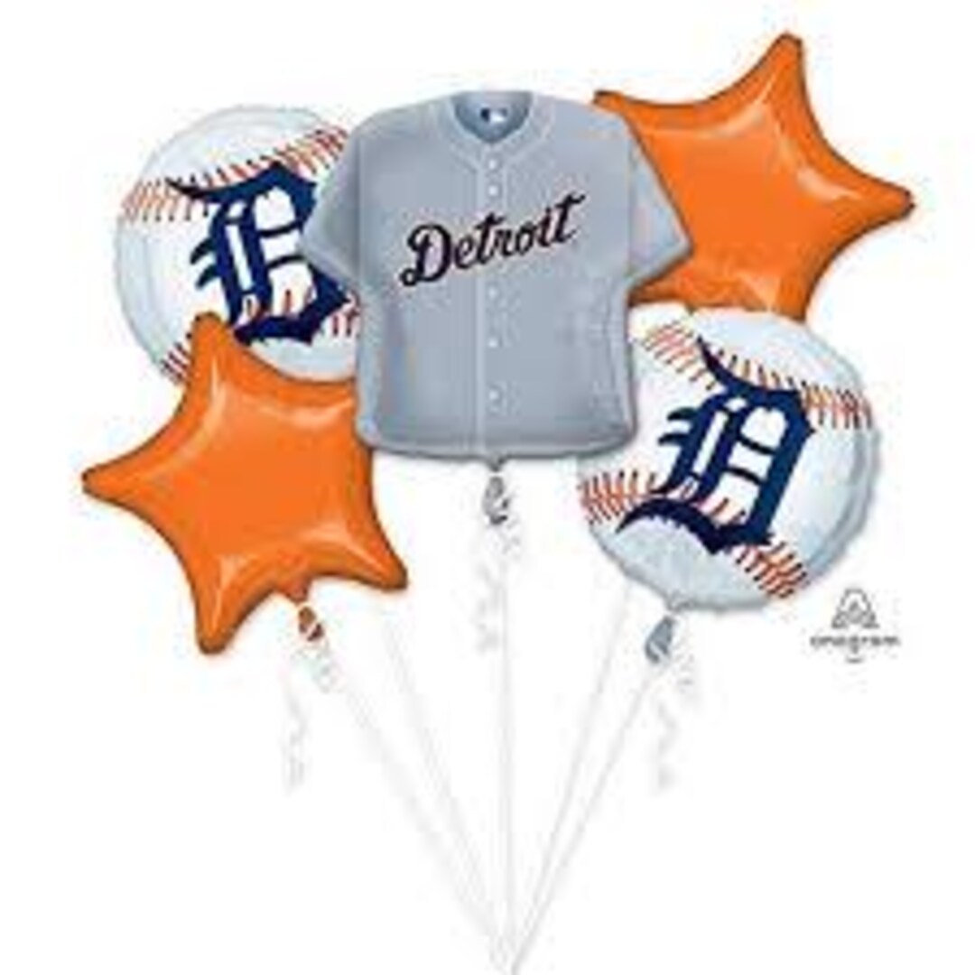 Detroit Tigers Baseball Balloon Bouquet - Etsy