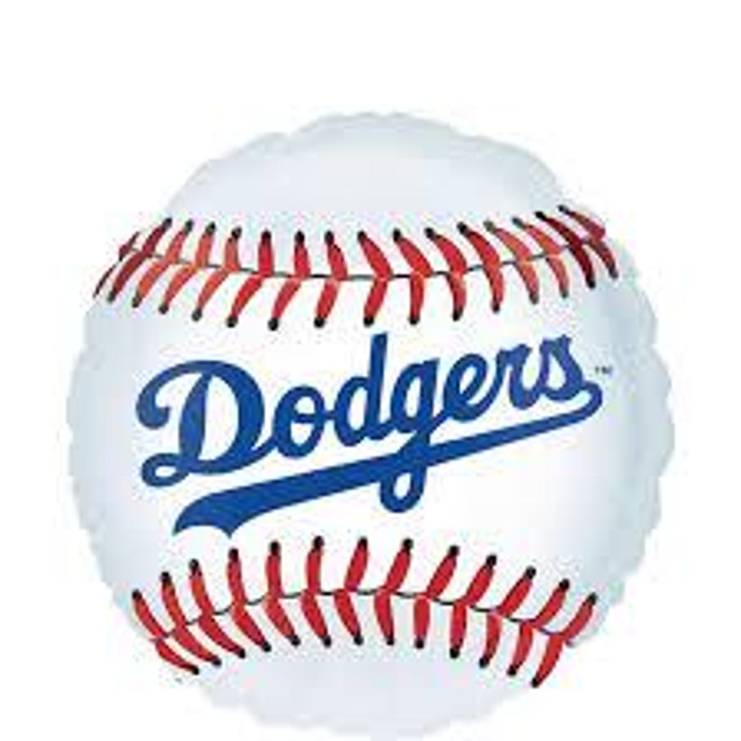 Los Angeles Dodgers Baseball Balloon - Etsy