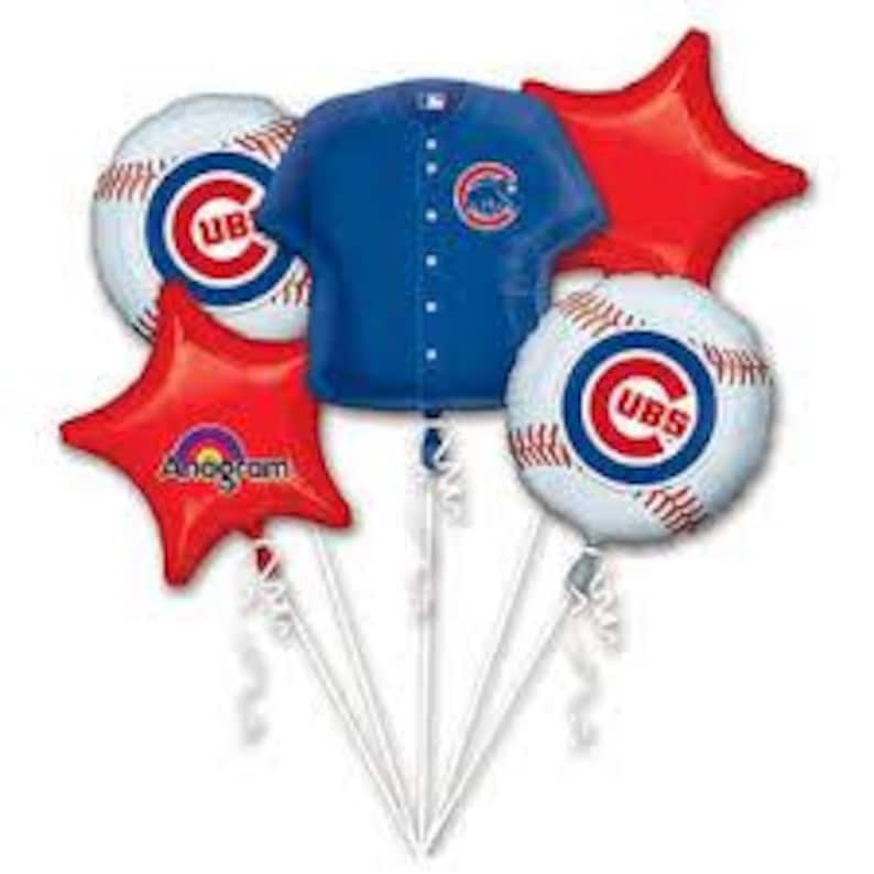 Chicago Cubs Baseball Balloon Bouquet - Etsy