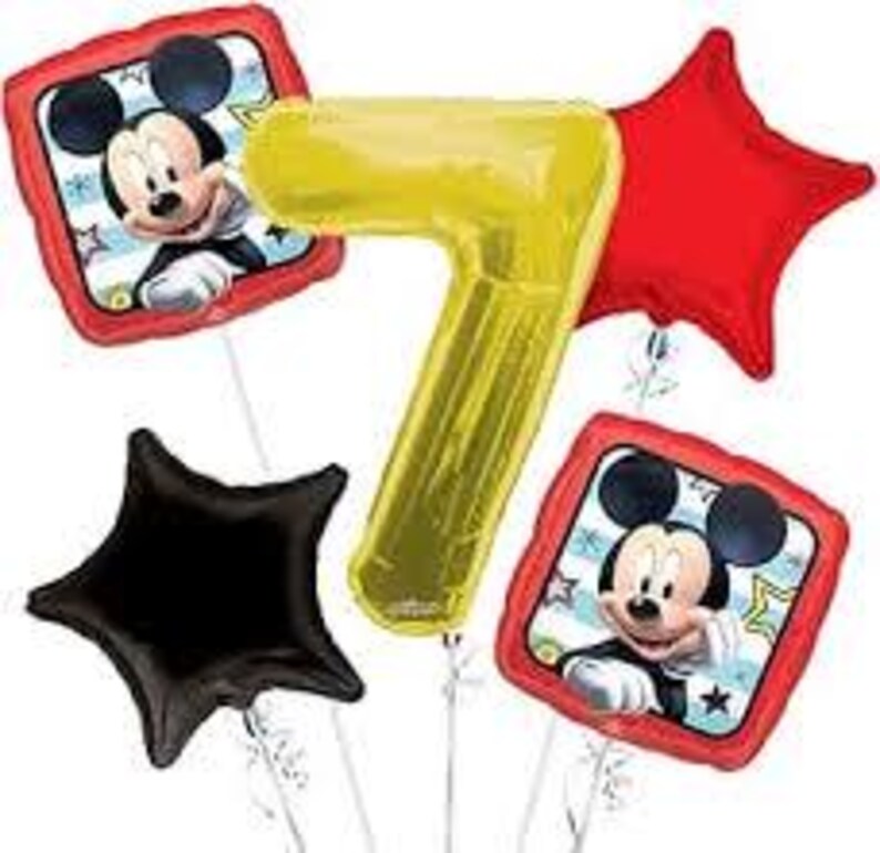 Mickey Mouse Balloon Bouquet - Etsy