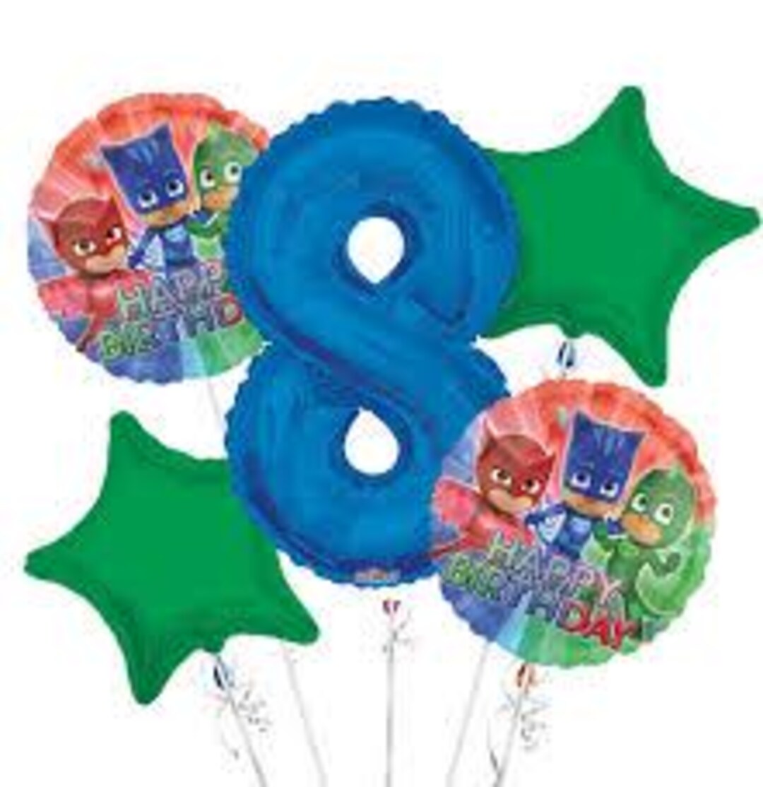 Pj Masks Balloon Bouquet - Etsy