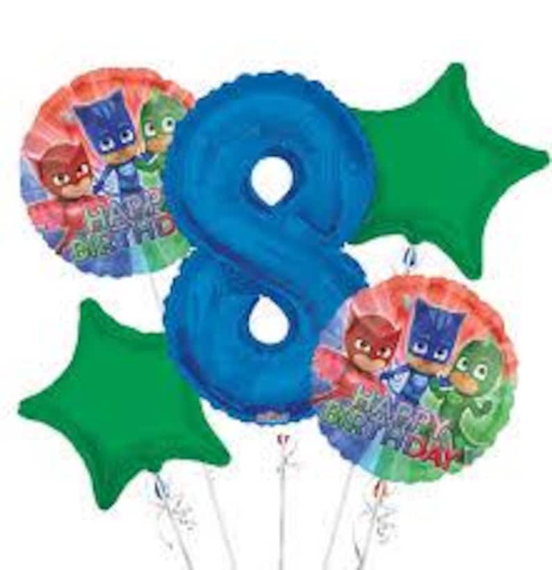 Pj Masks Balloon Bouquet - Etsy