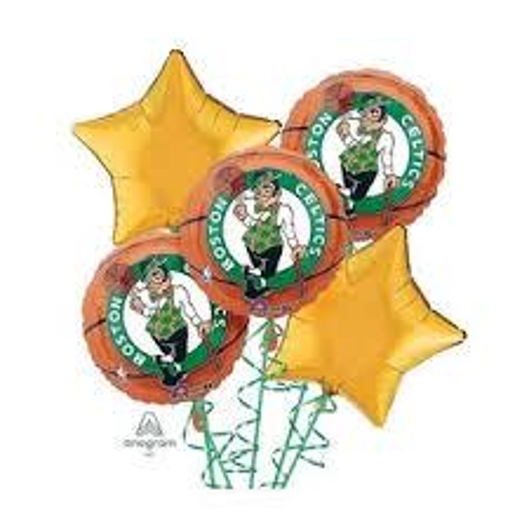 Boston Celtics Basketball Balloon Bouquet - Etsy