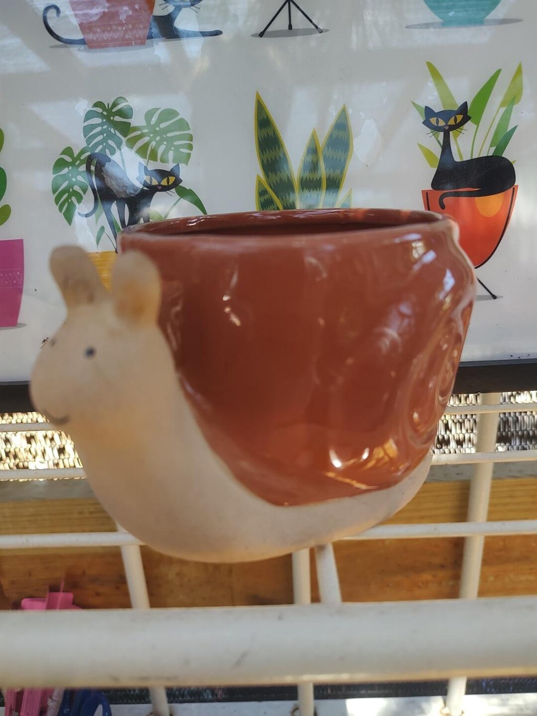 Snail Planter Flower Pot Plant Container Snails Plants Retro Plants ...