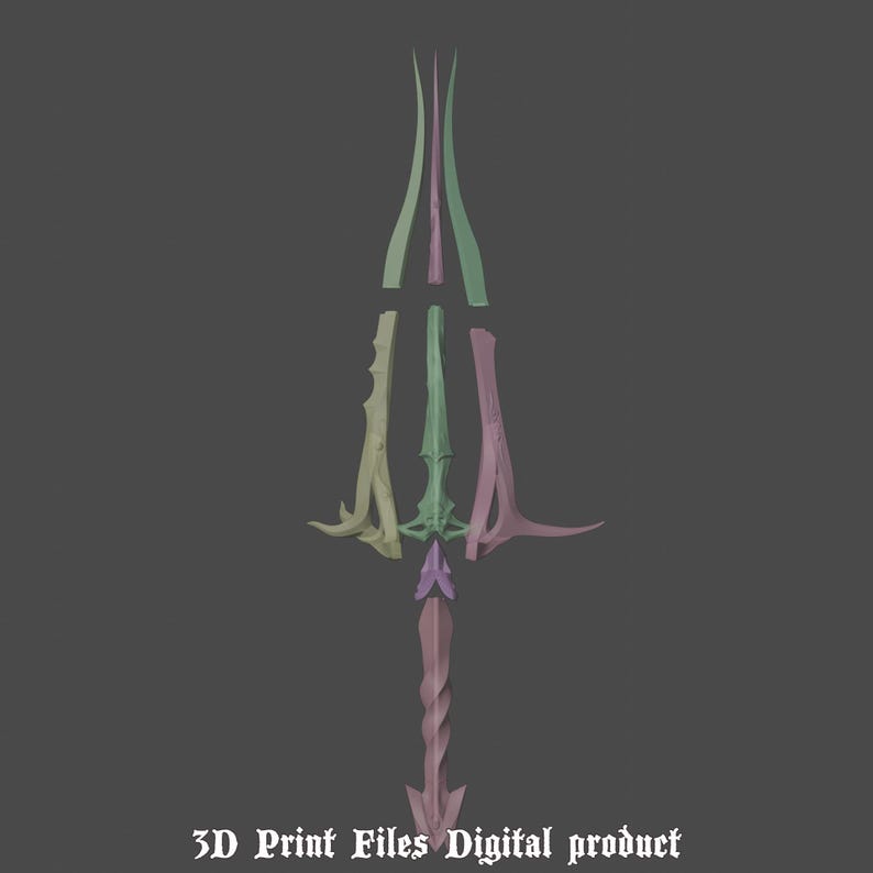 Fantasy Astarion Rhapsody Dagger Baldurs Gate 3 3D Printer Files ...