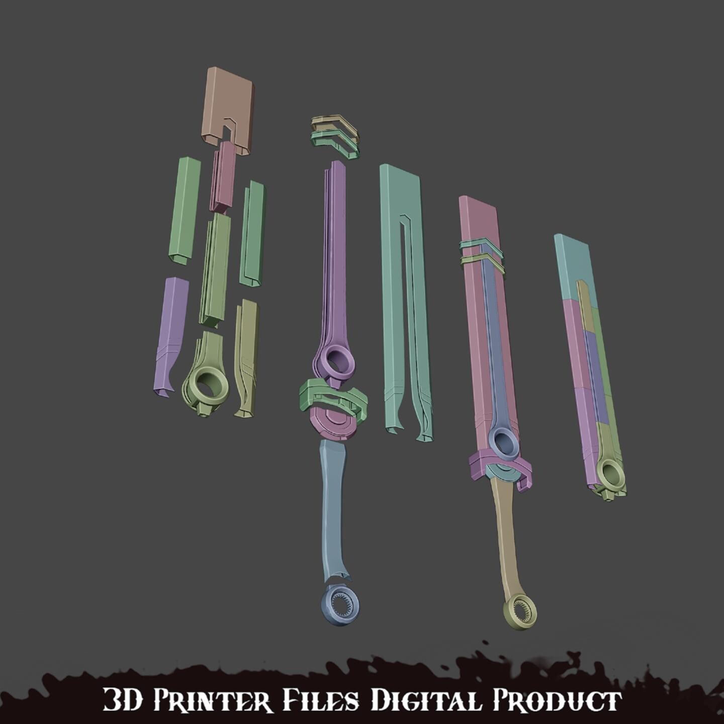 Ekko Sword Arcane 3D Printer Files Digital Product - Etsy