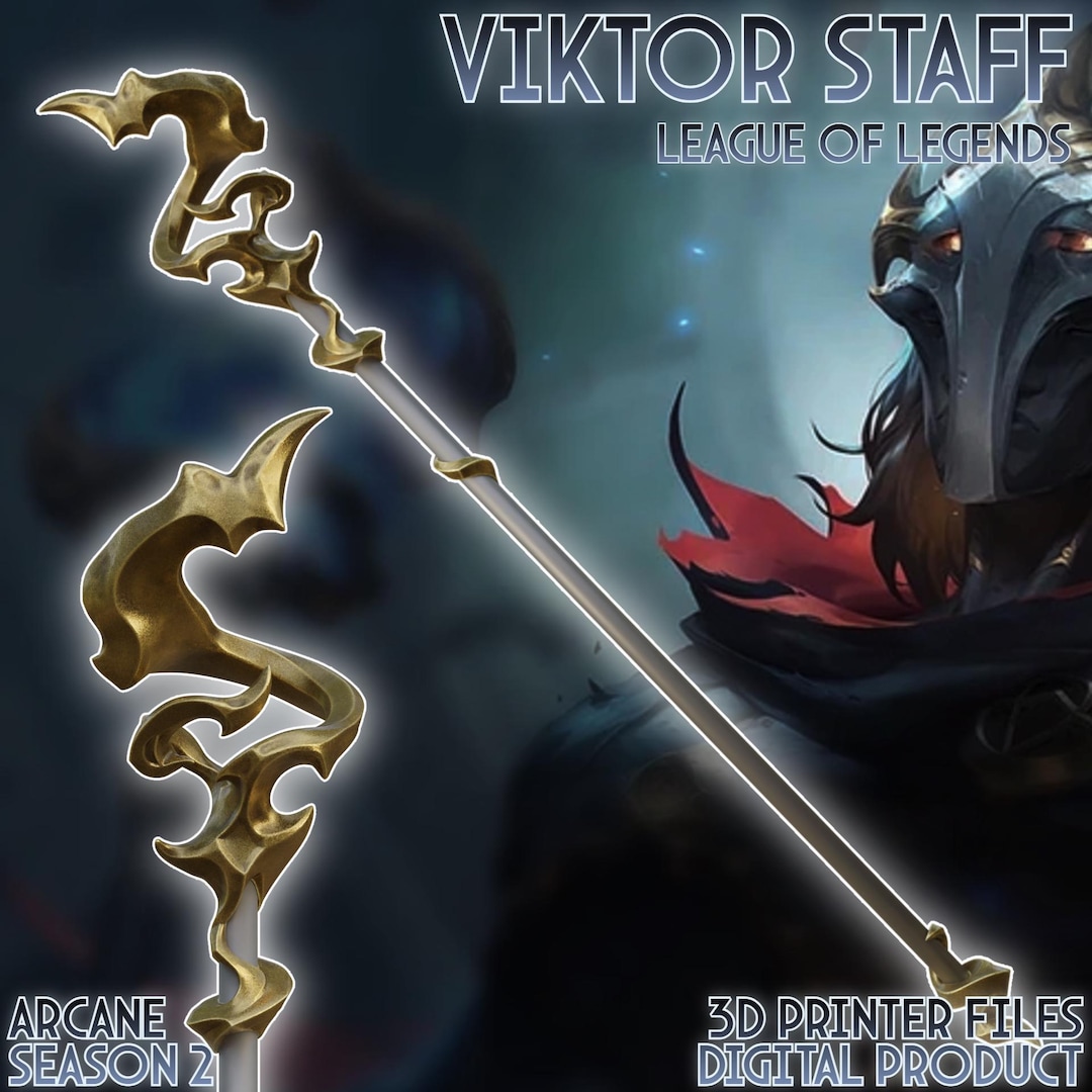 Viktor Staff League of Legends 3D Printer Files Digital Product - Etsy