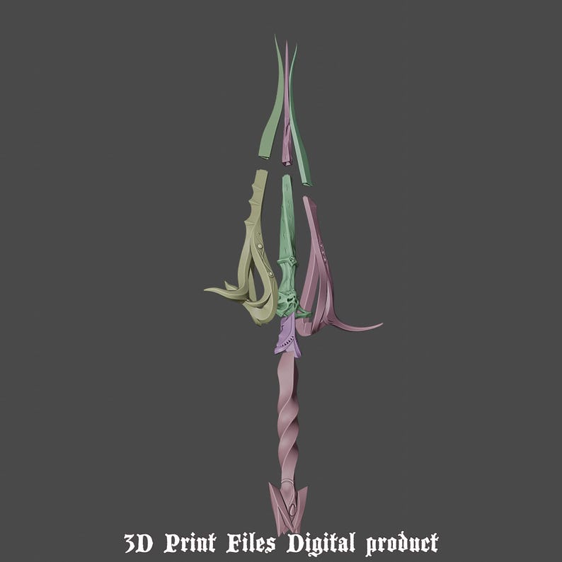 Fantasy Astarion Rhapsody Dagger Baldurs Gate 3 3D Printer Files ...