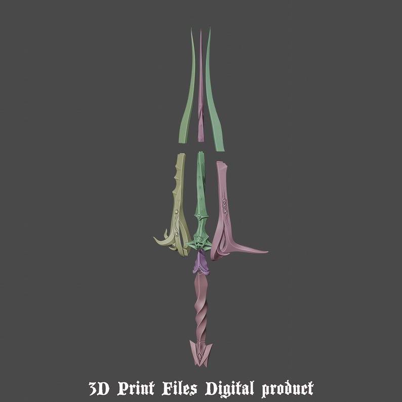 Fantasy Astarion Rhapsody Dagger Baldurs Gate 3 3D Printer Files ...