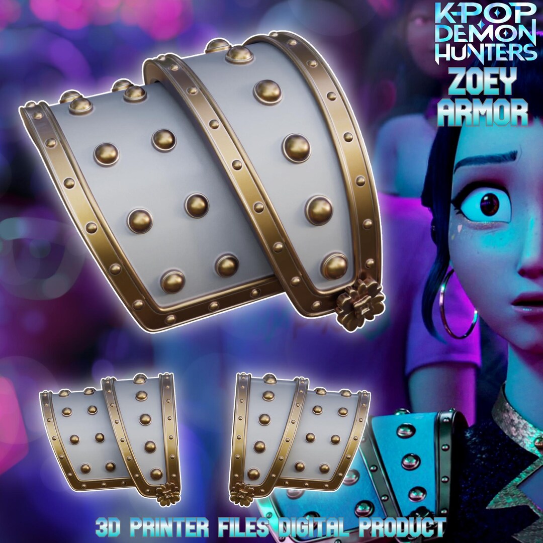 Zoey Cosplay Armor 3D Printer Files DIGITAL Product - Etsy
