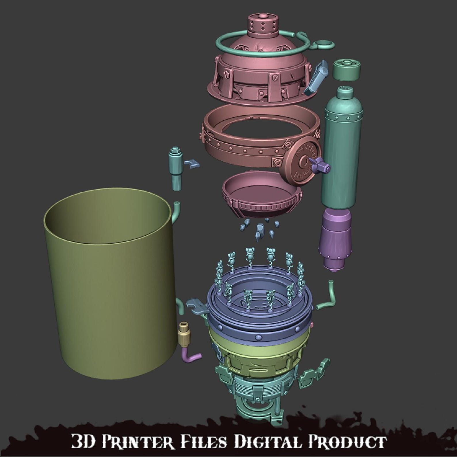 Ekko Z Drive Timebomb Arcane 3D Printer Files Digital Product - Etsy