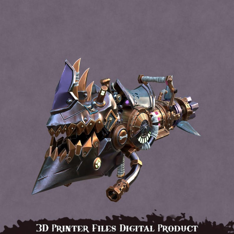 Jinx Rhino Launcher Arcane 3D Printer Files Digital Product - Etsy ...