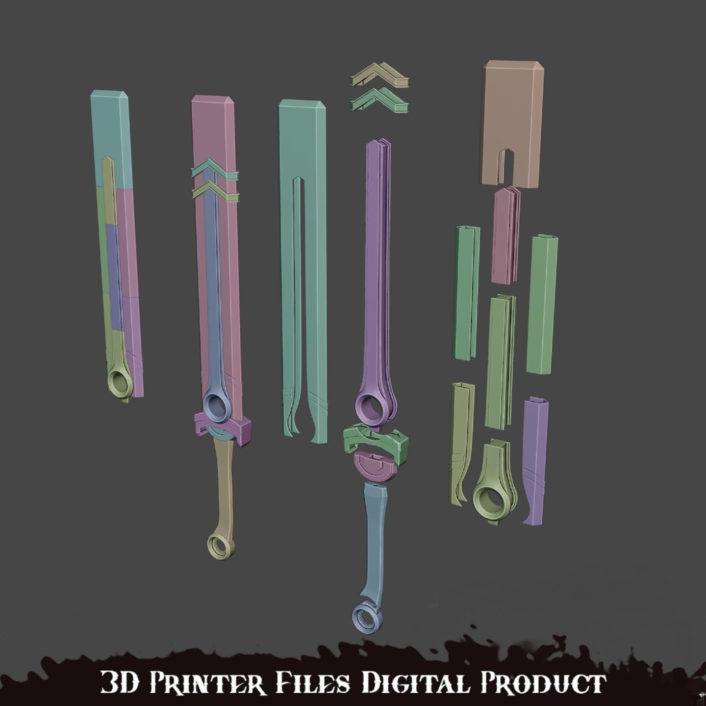Ekko Sword Arcane 3D Printer Files Digital Product - Etsy