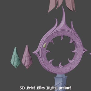 Fantasy Orin the Red Bloodthirst Cosplay Dagger 3D Printer Files ...