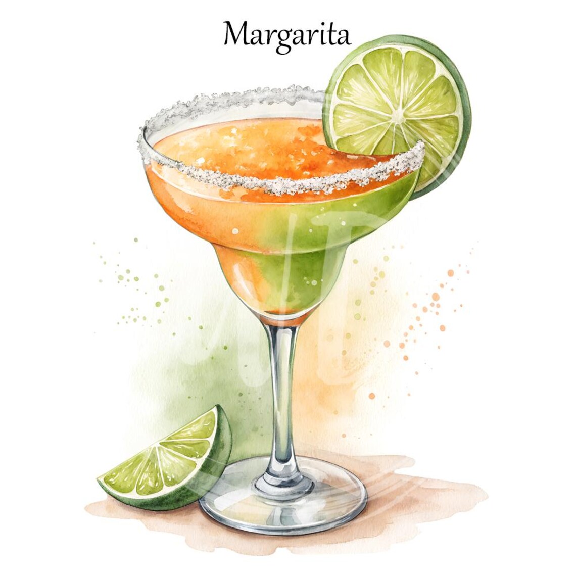 Elegant Watercolor Cocktail Art Prints – Set of 9 Classic Drink ...