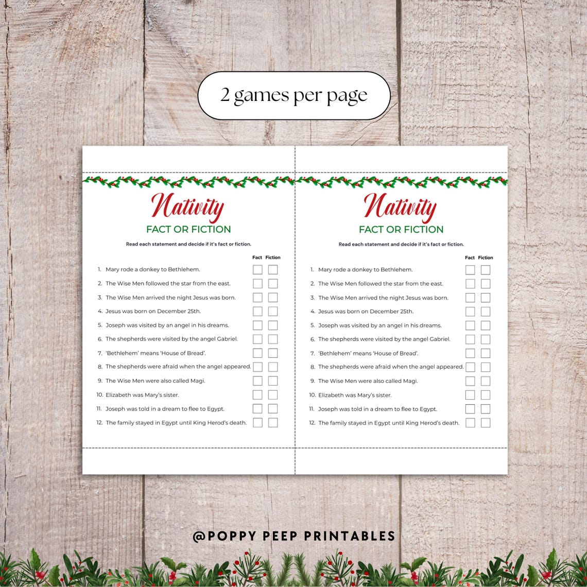 Printable Christmas Crossword Puzzle, Bible Nativity Crossword, Kids ...