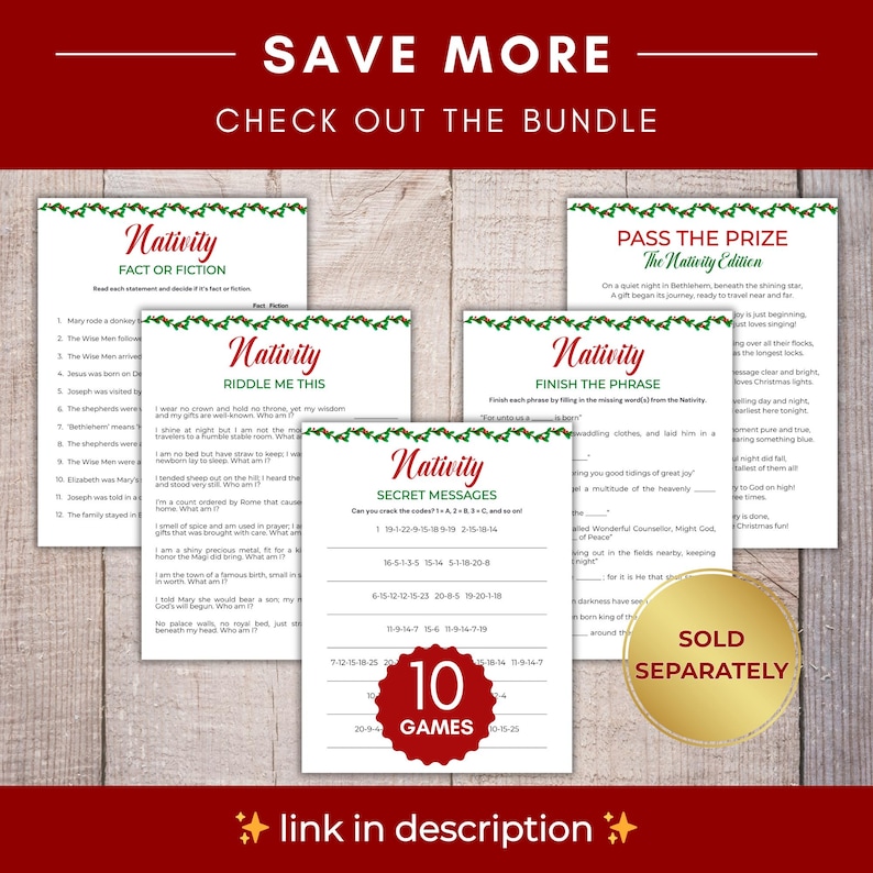 Printable Nativity Secret Messages Game, Christmas Bible Puzzle ...