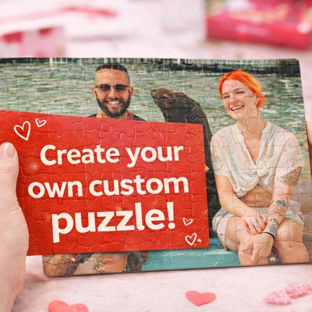 Custom Valentine’s Day Puzzle – Personalized Photo Jigsaw Puzzle for ...
