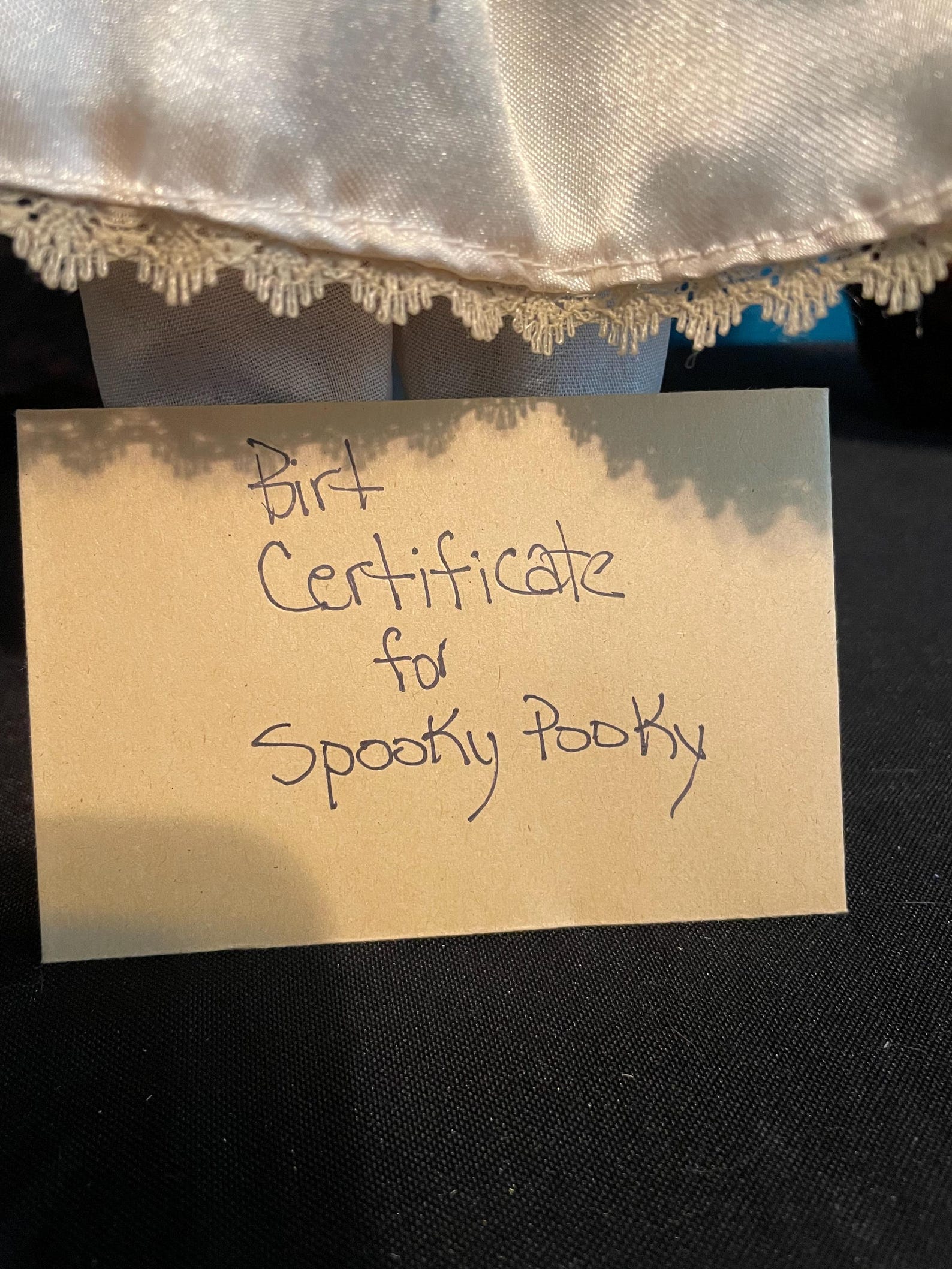 Handmade Haunted Gothic Halloween Creepy Doll Spooky Pooky Wearing ...