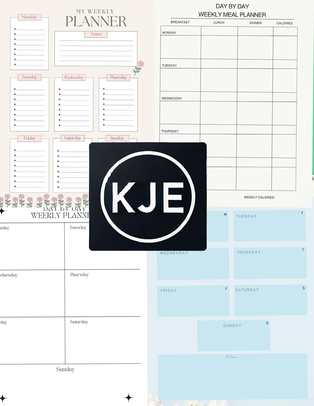 Best Easy Weekly Planner - Etsy
