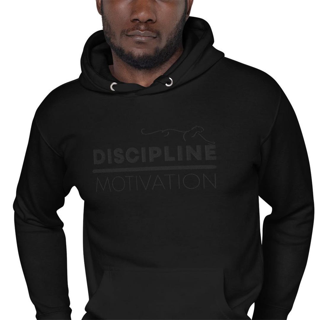 Unisex Discipline Over Motivation Hoodie - Etsy