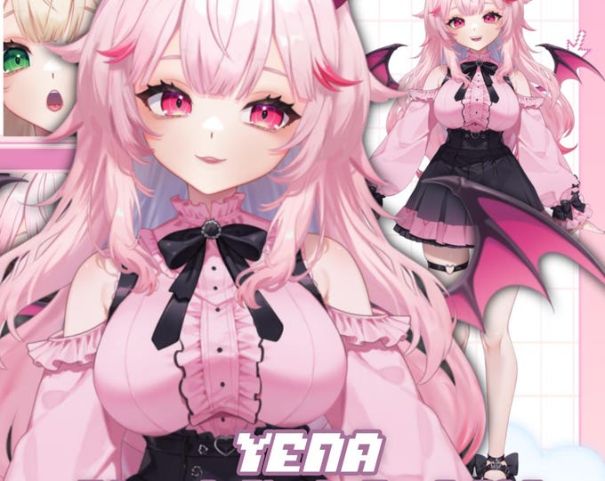 Free for Limited Time! - Yena the Succubus Vtuber - Jirai Kei Outfit ...