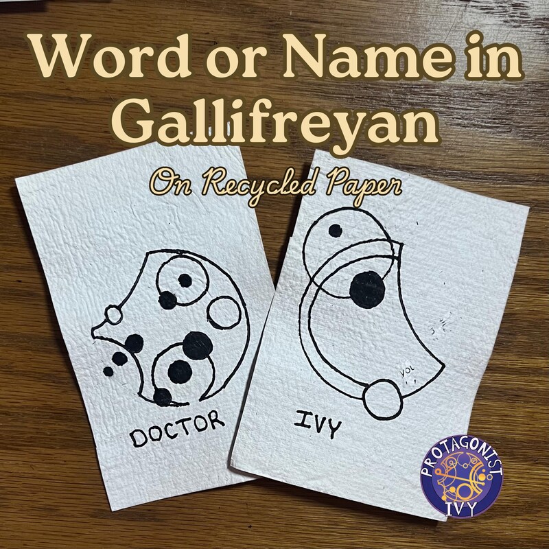 Circular Gallifreyan - Etsy