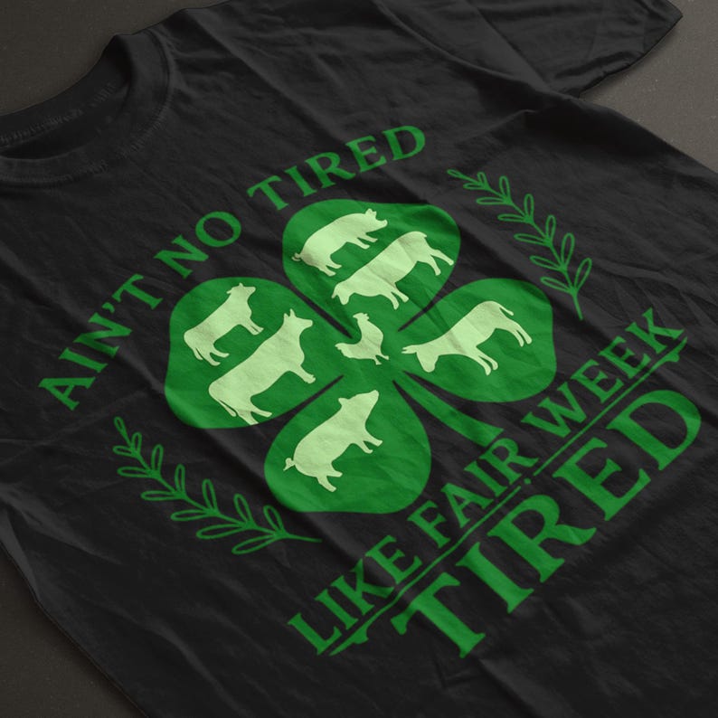 Funny Fair Week Tired Tee - Country Life Shirt - Animal Lover Gift - Etsy