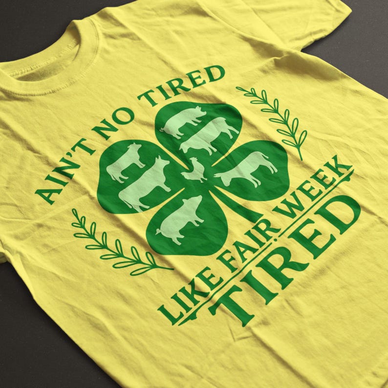 Funny Fair Week Tired Tee - Country Life Shirt - Animal Lover Gift - Etsy