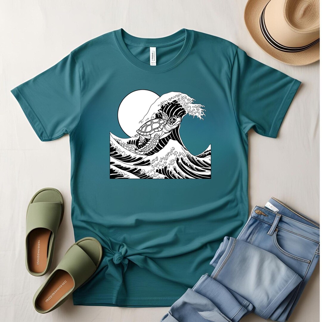 Sea Turtle Tee | Beach Bum Shirt | Coastal Ocean Shirt | Comfort Colors ...