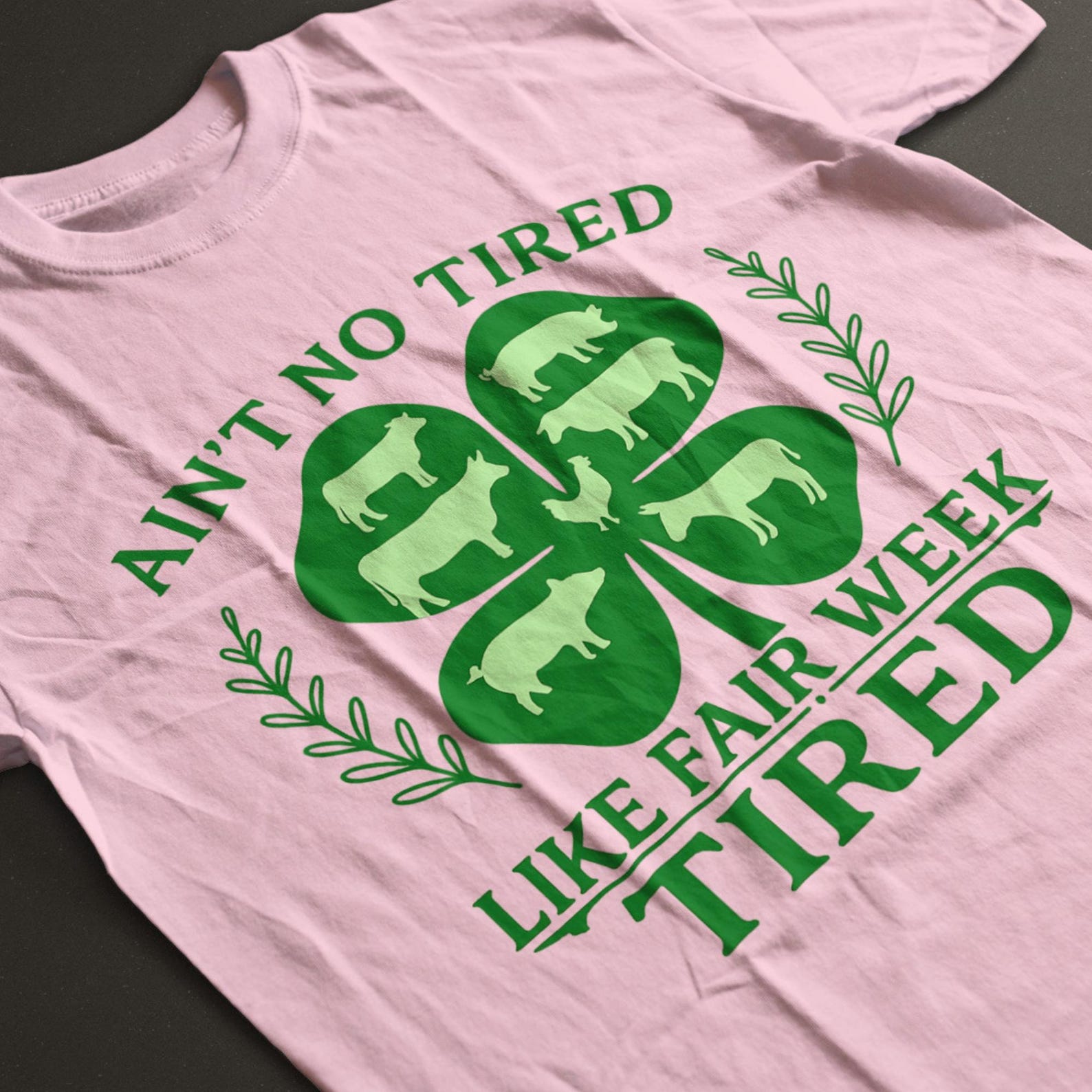 Funny Fair Week Tired Tee - Country Life Shirt - Animal Lover Gift - Etsy