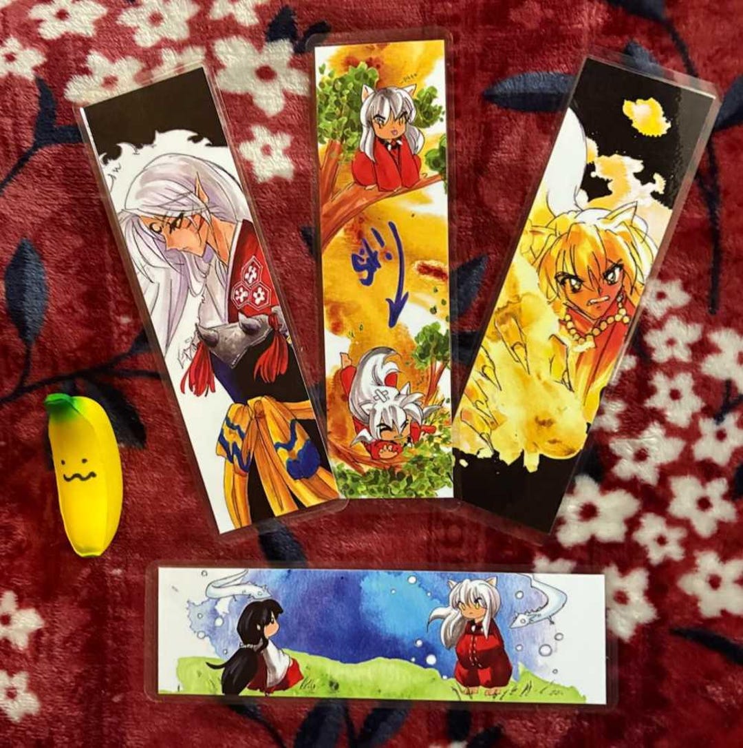 Inuyasha Anime Bookmarks - Etsy