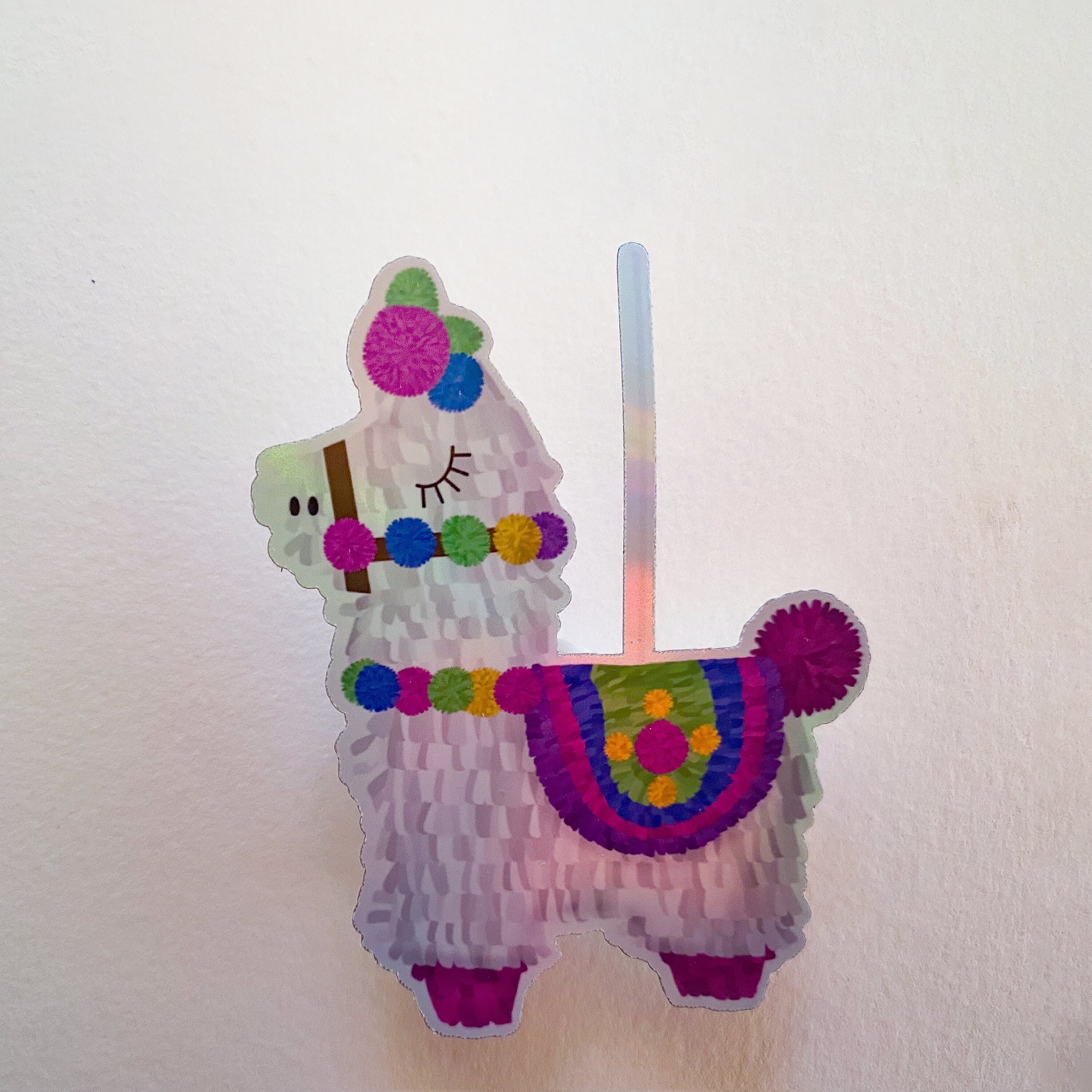 Lama Piñata waterproof Decal Sticker-cute Die Cut Sticker - Etsy