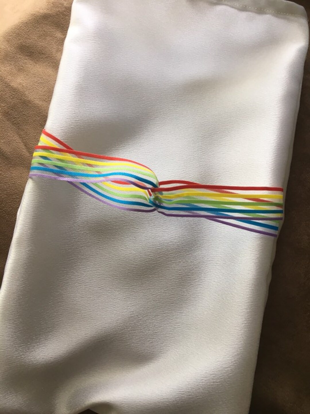 Pridemade to Orderwhite Smash Glass Pouch With Sheer Rainbow - Etsy